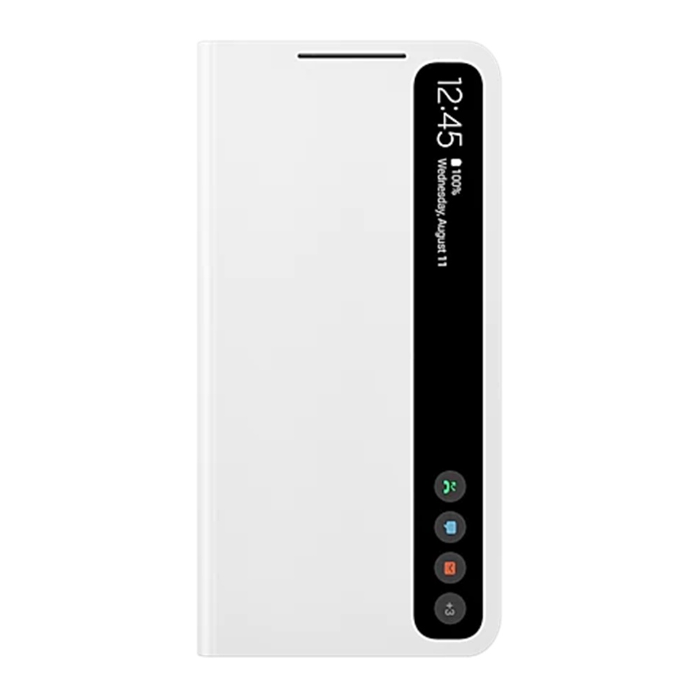 Funda Samsung S21 Fe Smart Clear View Cover Blanca Shopee Argentina