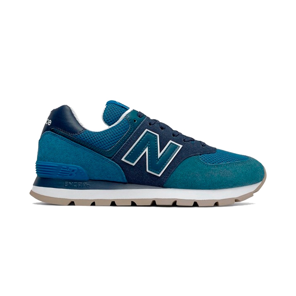 Zapatillas New Balance Ml574 Hombre Azul Blanco Shopee Argentina