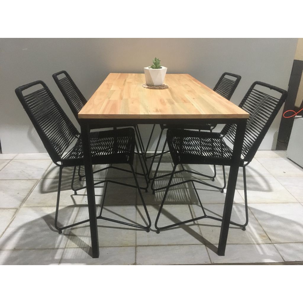 Respeto a ti mismo Problema rifle mesa comedor estilo industrial ...